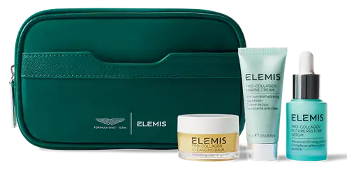 Elemis x Aston Martin Aramco Formula One Team Skincare Collection 2025
