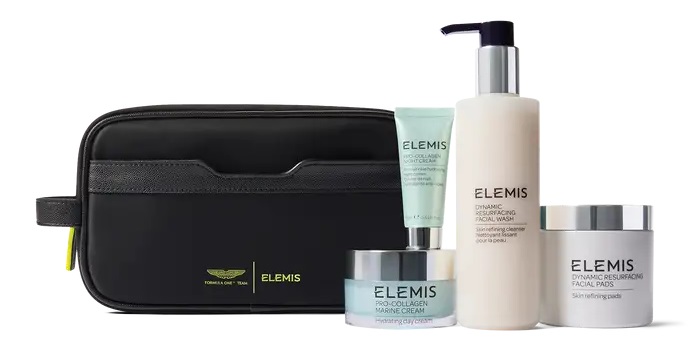 Elemis x Aston Martin Aramco Formula One Team Skincare Collection 2025